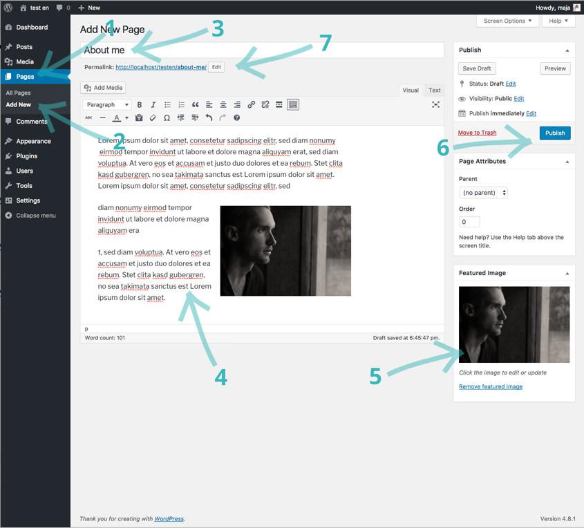 How To Add New Page - WordPress tricks - MOD BOUTIQUE AGENCY