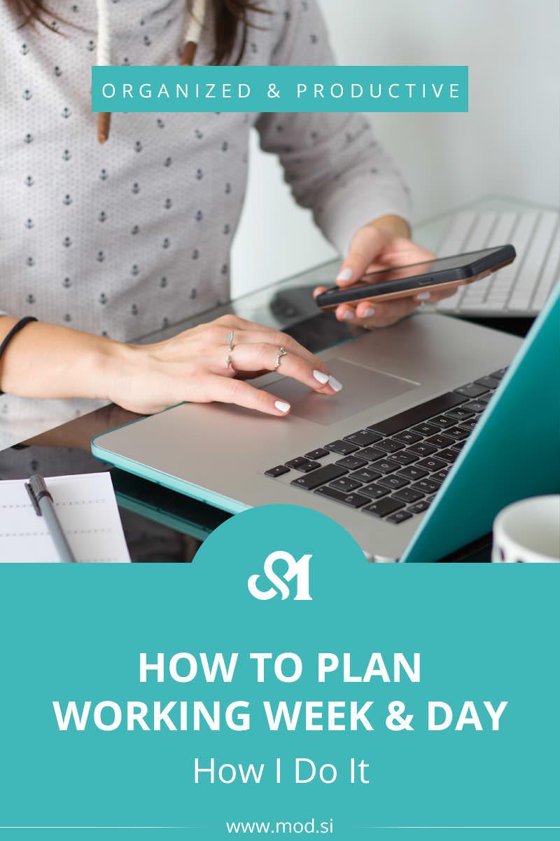 How To Plan Working Week & Day - How I Do It - MOD BOUTIQUE AGENCY