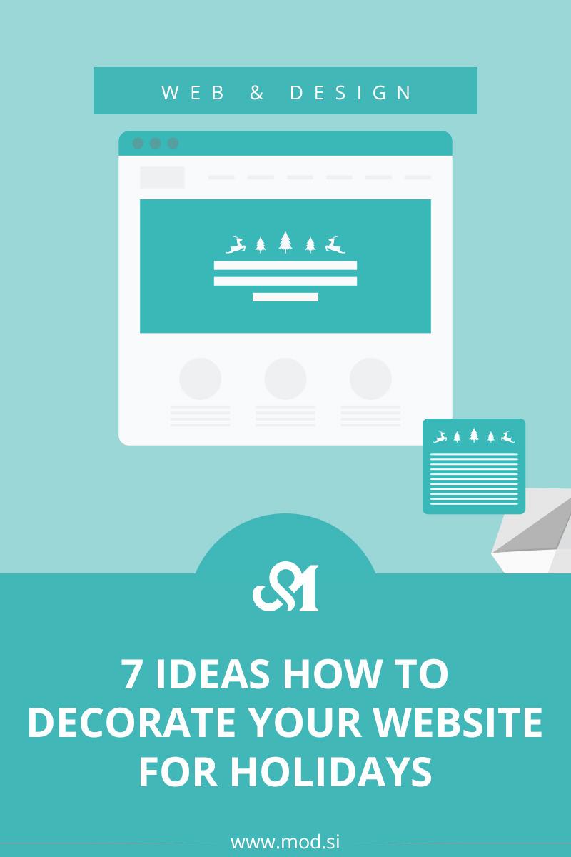 7 Ideas how to Decorate Your Website for Holidays - MOD BOUTIQUE AGENCY